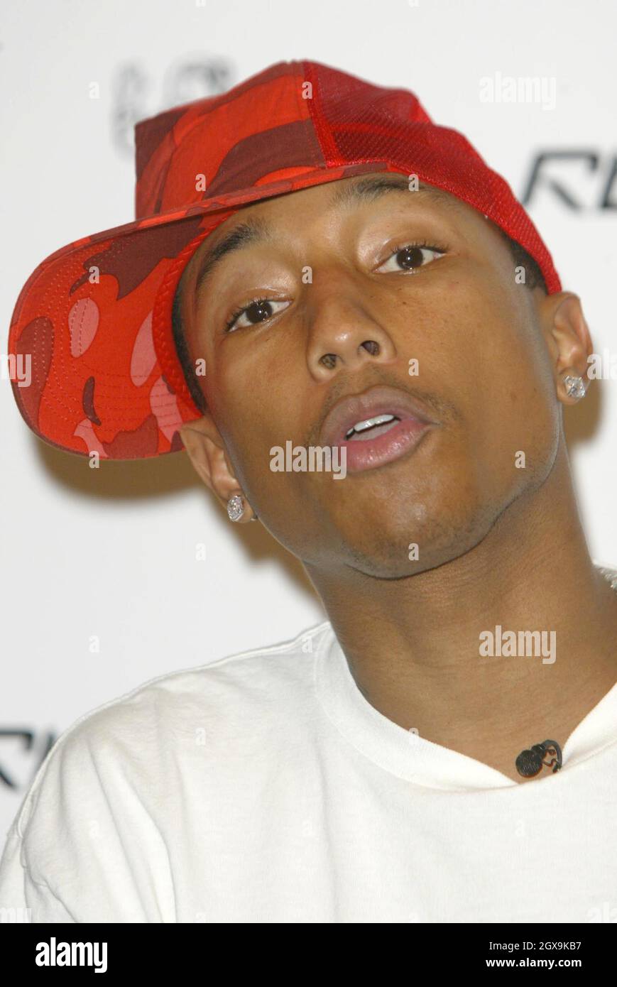 Pharrell Williams launched his new footwear range at the Sanderson ...