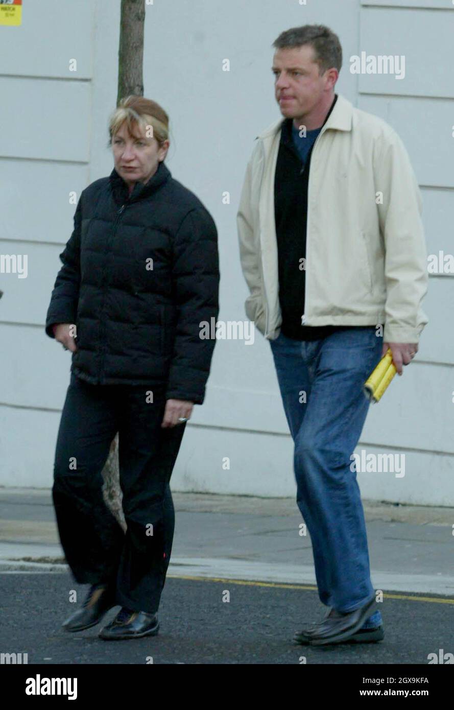 Suggs and his wife Anne McPherson spotted shopping for a mobile phone ...