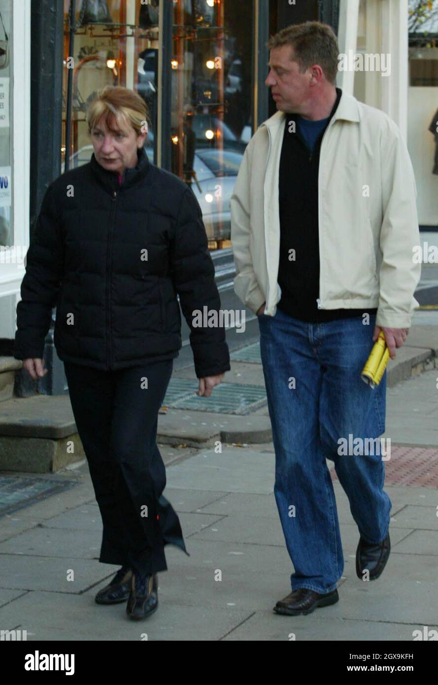 Suggs and his wife Anne McPherson spotted shopping for a mobile phone ...