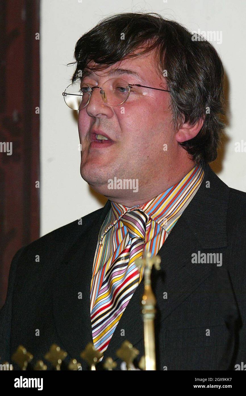 Stephen Fry at the Celebrity Christmas concert for autism at St Paul ...
