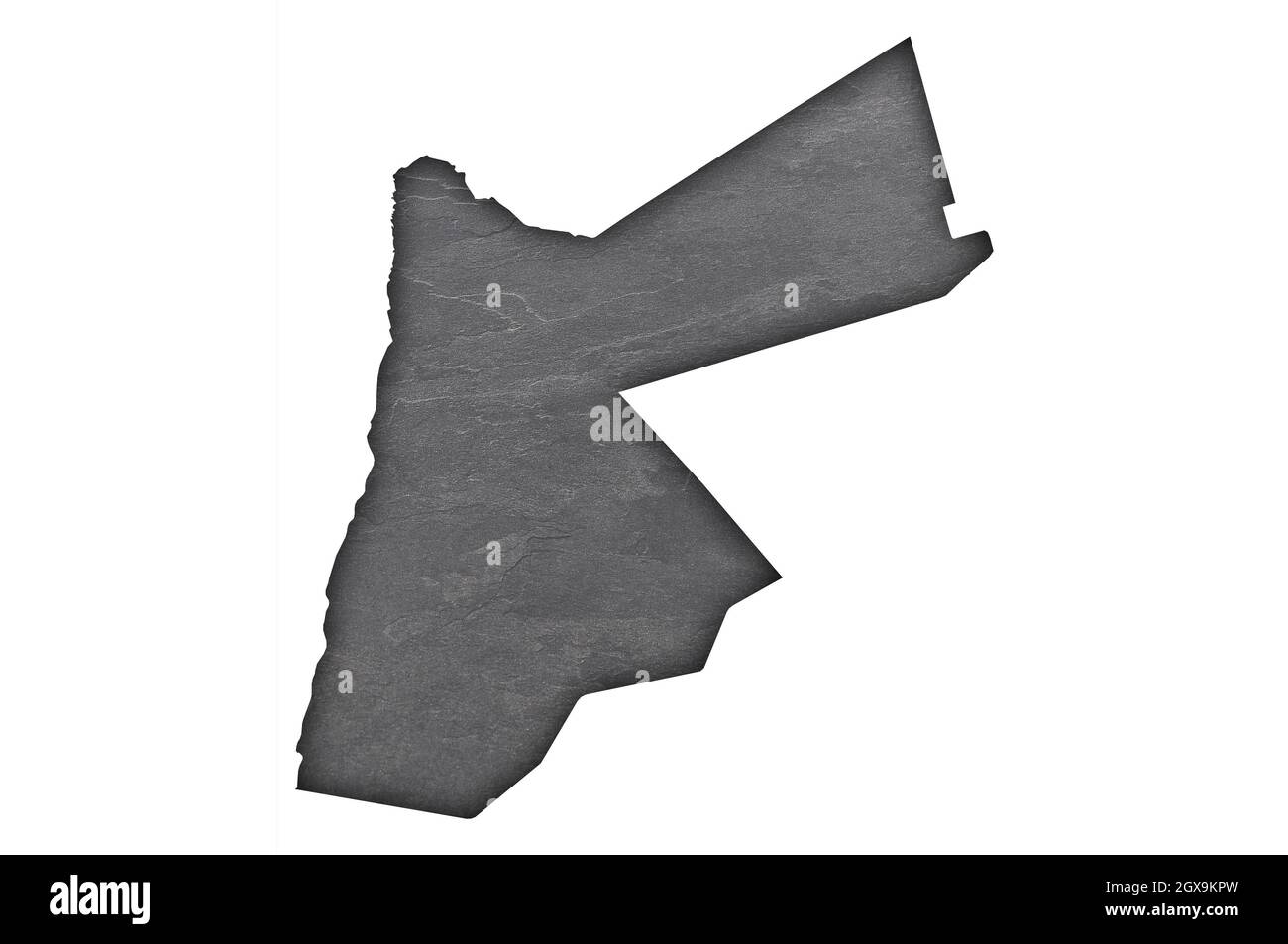 Jordan outline map Cut Out Stock Images & Pictures - Alamy