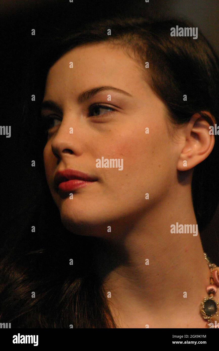 Liv Tyler at the Lord of the Rings 3 Premiere Day in New Zealand Stock ...