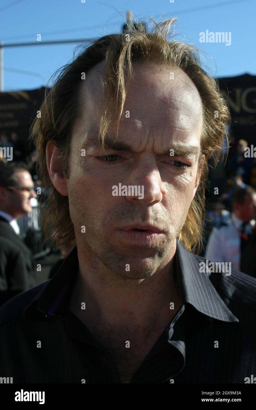 Hugo Weaving at the Lord of the Rings 3 Premiere Day in New Zealand ...