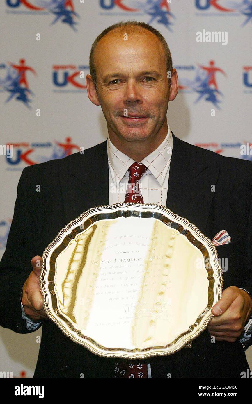 Clive Woodward, England Rugby Coach, at the Sports Coach of the Year ...