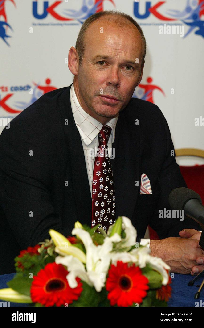 Clive Woodward, England Rugby Coach, at the Sports Coach of the Year ...