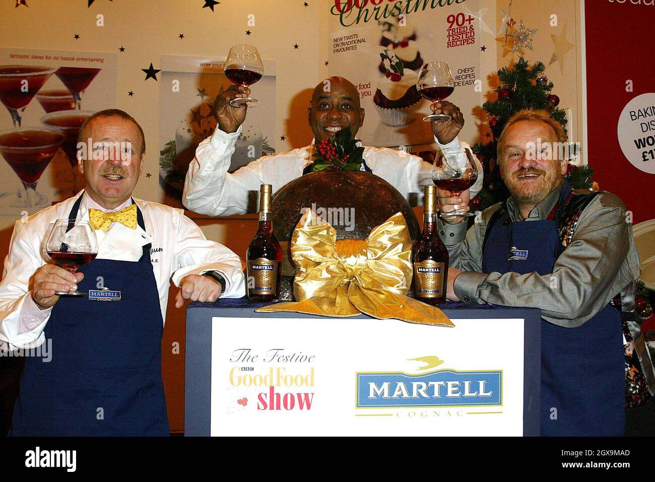 Anton Edelmann, Ainsley Harriott and Antony Worrall Thompson at Earls ...