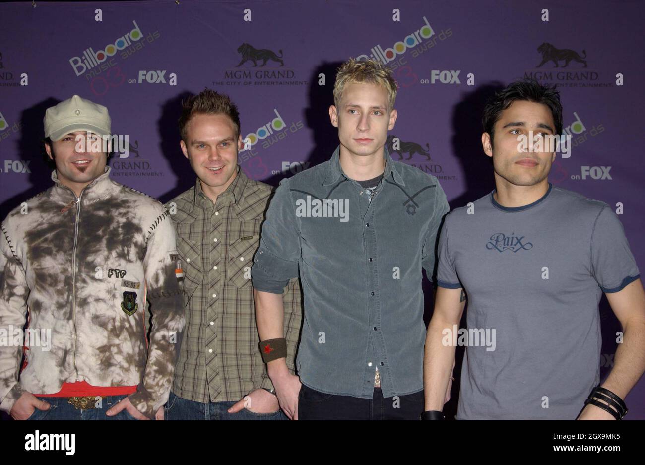 TRAPT at the 2003 Billboard Music Awards at the MGM Grand, Las Vegas ...