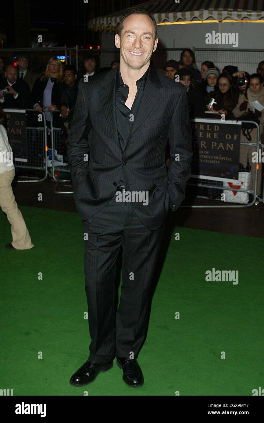 Jason Isaacs at the Premiere of 'Peter Pan' in Leicester Square, London ...