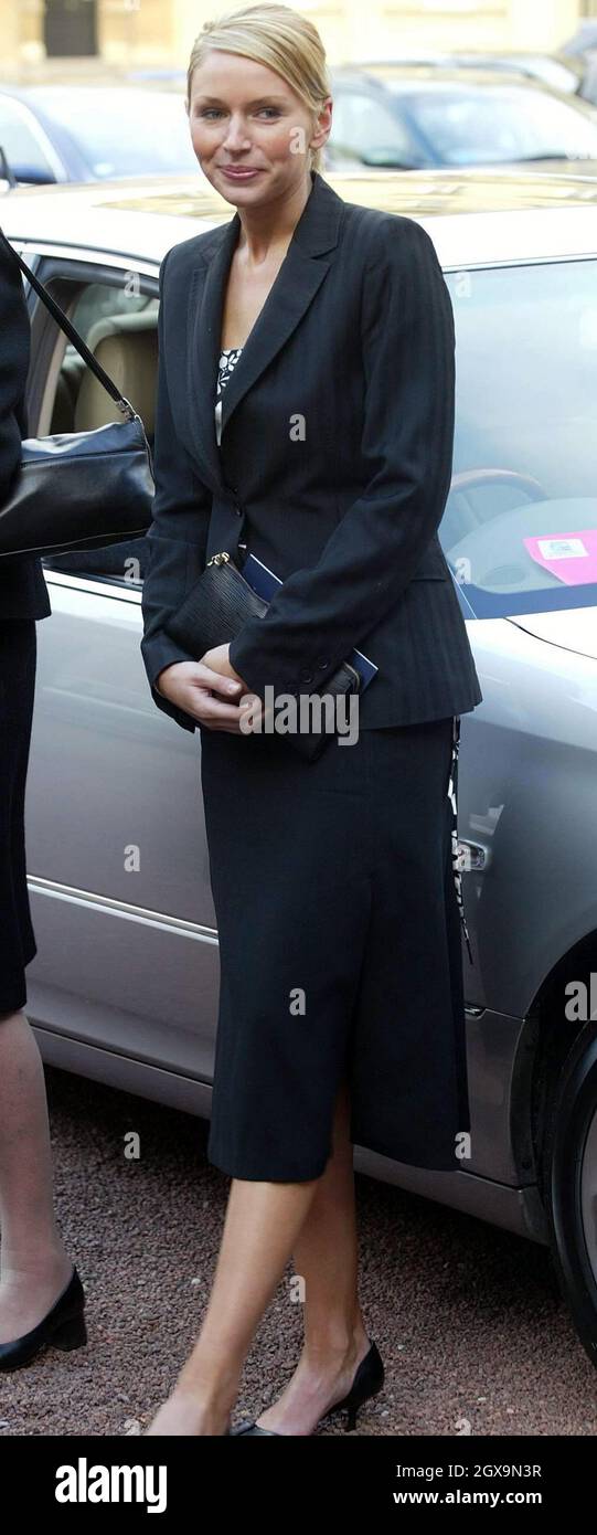 Jonny Wilkinson's girlfriend Diana Stewart arrives to watch the England ...