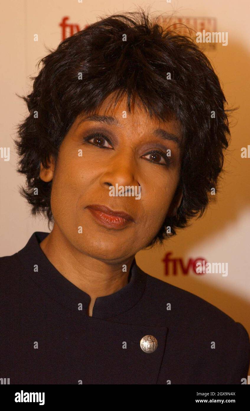 Moira Stewart at The Five Women in Film and Television awards in London ...