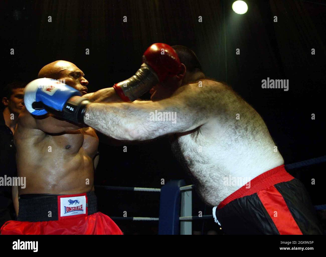 Ex gladiator Rhino wins his un-licensed boxing bout in the hammersmith ...