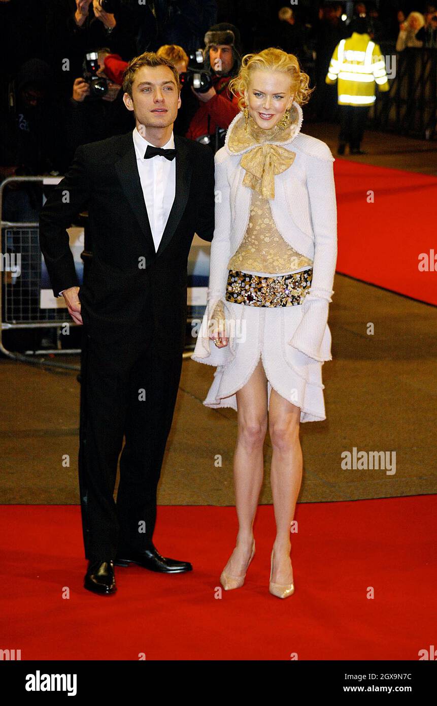 Nicole Kidman and Jude Law at the Royal European charity premiere of ...