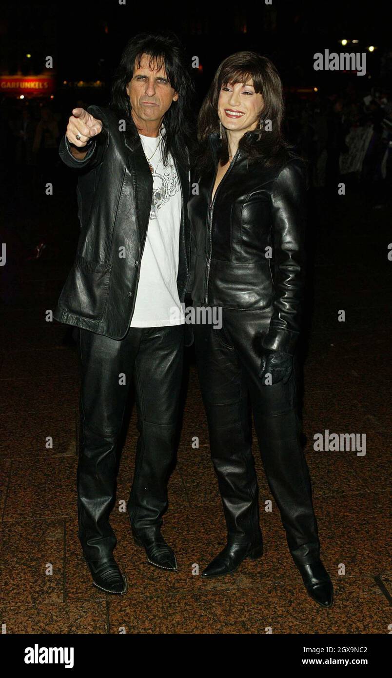 Alice Cooper And Partner Pictured Attending The Lord Of The Rings Return Of The Kings Premiere