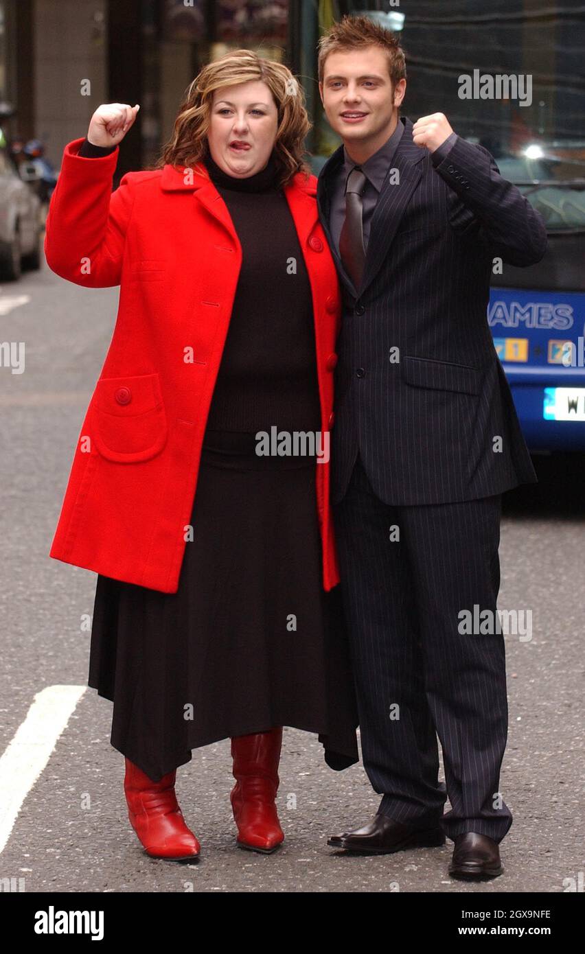 Michelle McMannus from Glasgow and Mark Rhodes from Darleston pictured ...