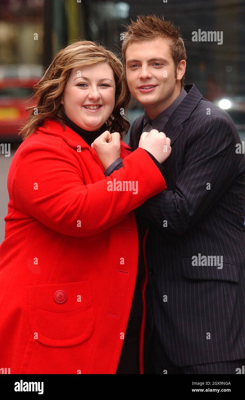 Michelle McMannus from Glasgow and Mark Rhodes from Darleston pictured ...
