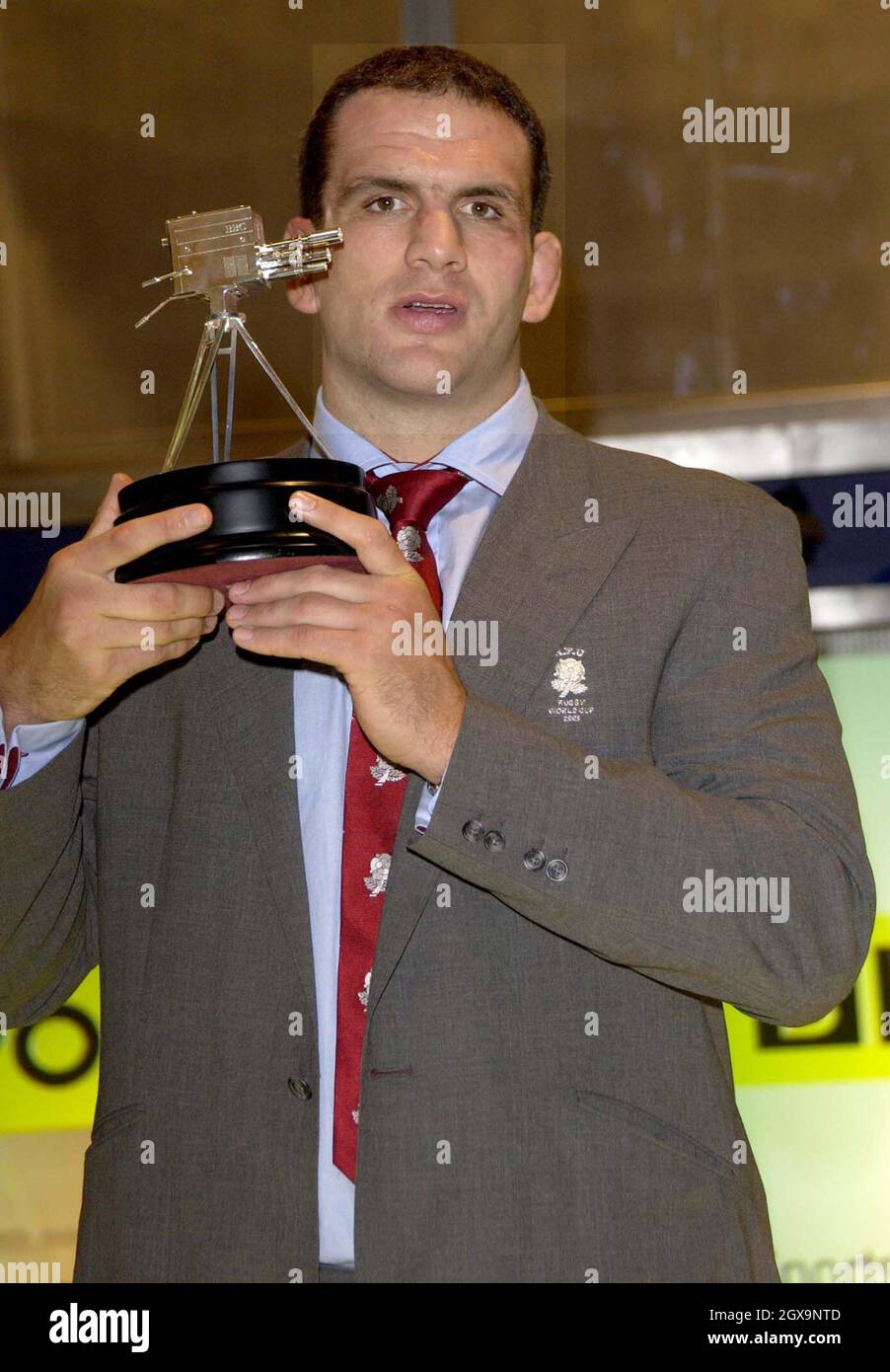 Martin Johnson, England Rugby Union captain, at the BBC Sports ...