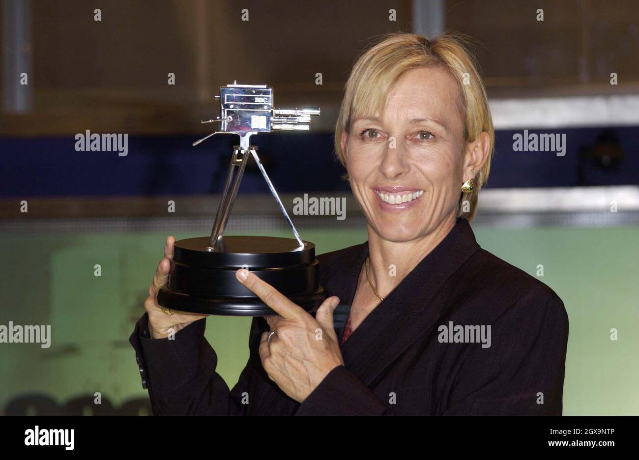 Martina Navratilova at the BBC Sports Personality of the Year 2003 held ...