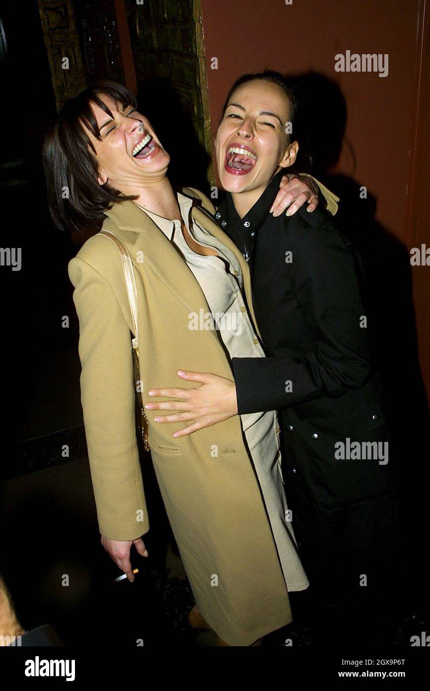 Lucy Blair and friend enjoy night out at the opium club in Soho, London ...