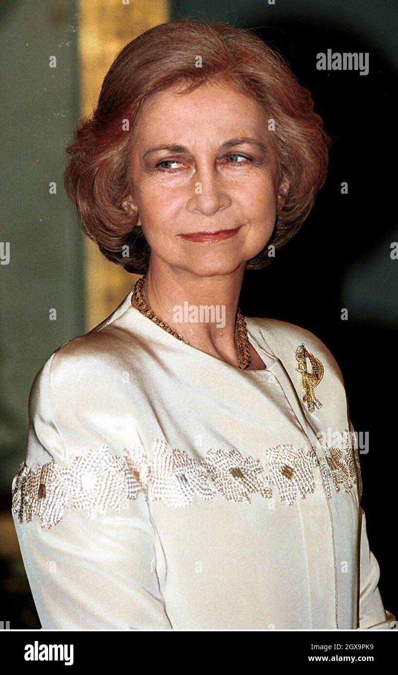 Queen Sofia of Spain at an Award ceremony in Spain Stock Photo - Alamy