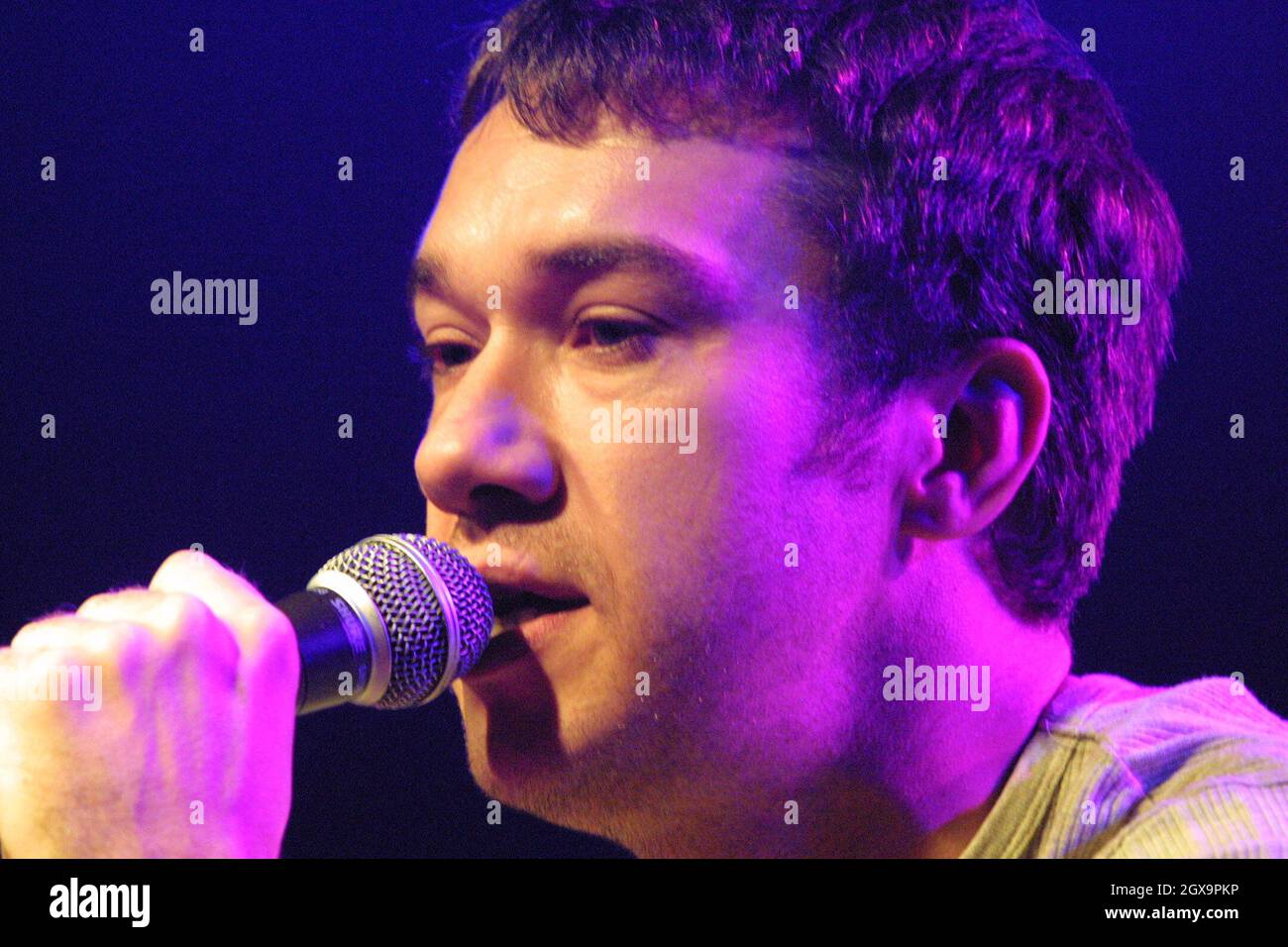 Mark Lamarr and The Blockheads, of Ian Drury fame, performing at the ...