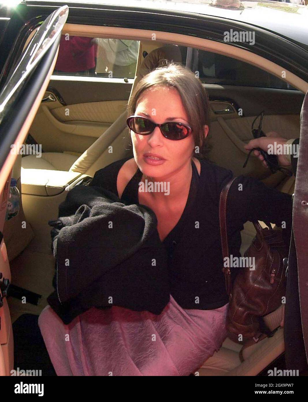 Sharon Corr arrives at Old Trafford for Manchester United versus ...