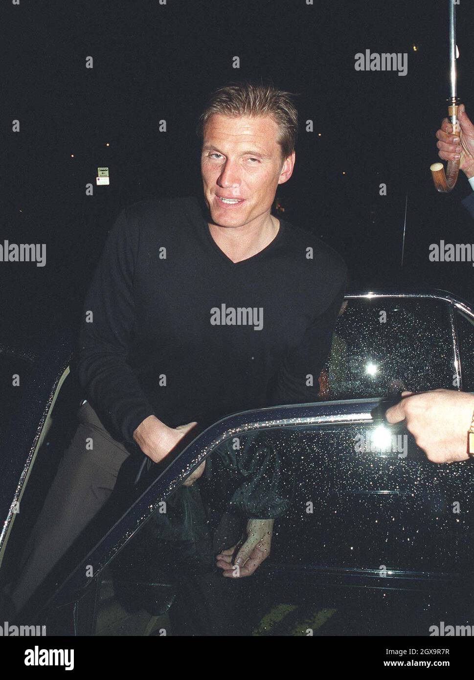 Actor Dulph Lungren, star of Universal Soldier, leaves the Met Bar in ...