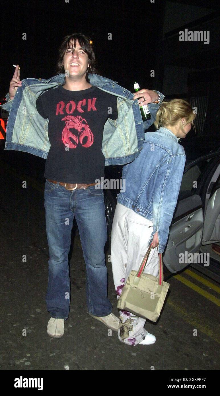 GAIL PORTER & BOYFRIEND- WHO IS A MEMBER OF THE BAND "TOPLOADER".AT THE ...