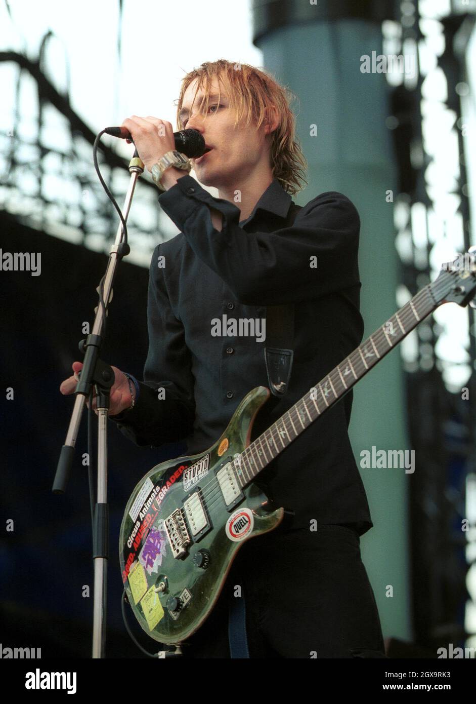 Silverchair perform at Thunderbird Stadium as a part of Edgefest in ...