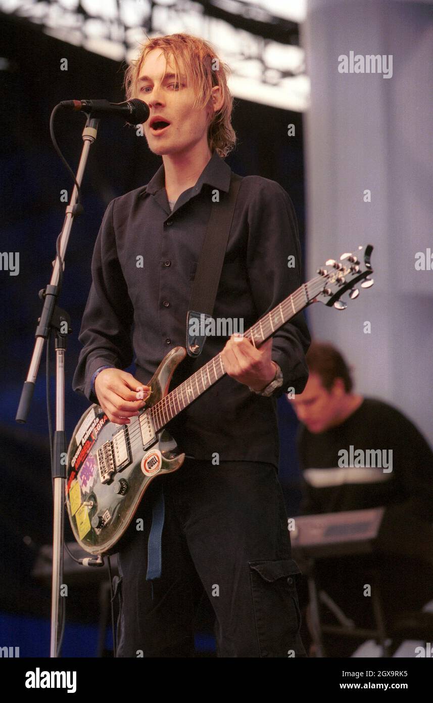 Silverchair perform at Thunderbird Stadium as a part of Edgefest in ...