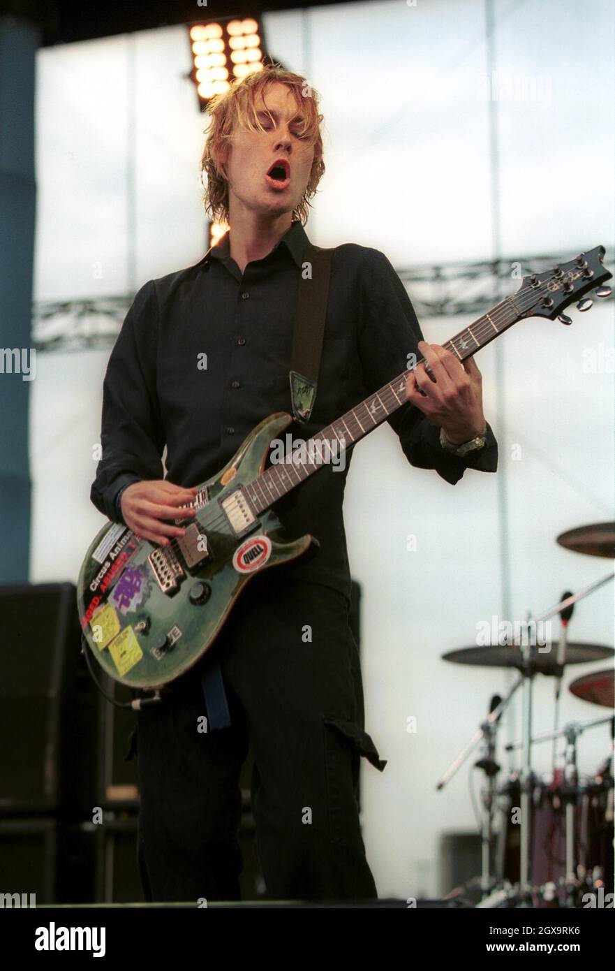 Silverchair perform at Thunderbird Stadium as a part of Edgefest in ...