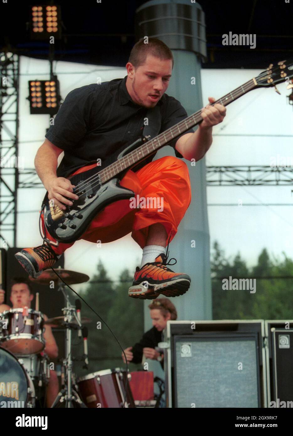 Silverchair perform at Thunderbird Stadium as a part of Edgefest in ...