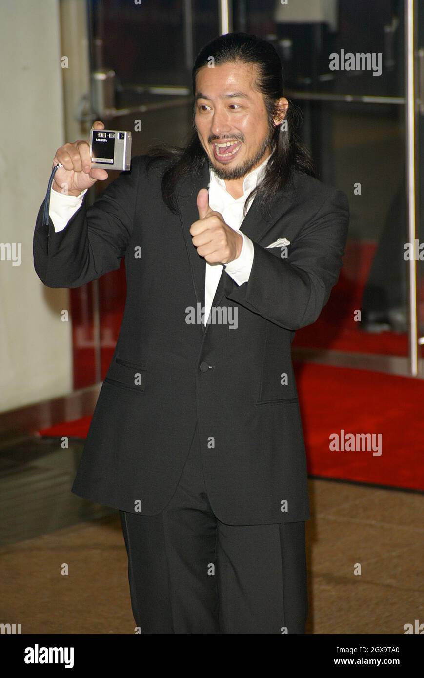 Hiroyuki Sanada at the UK premiere of The Last Samurai which was screened at the Odeon Leicester ...
