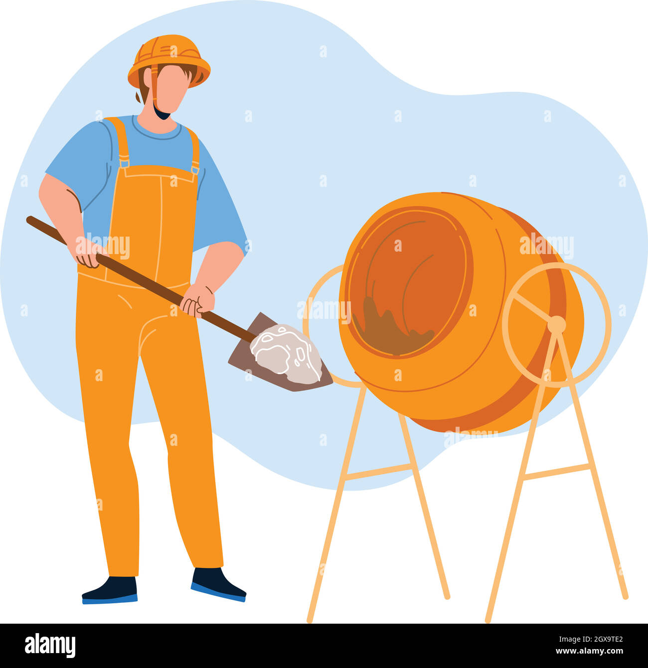 Craftsman male worker in Stock Vector Images - Alamy