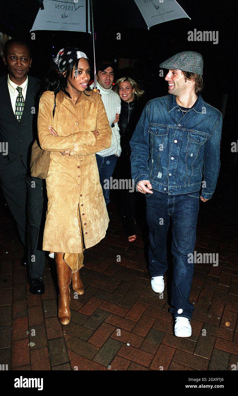 ALL SAINTS SHAZNEY LEWIS ARRIVING AT THE MAYFAIR NIGHTCLUB IN LONDON ...