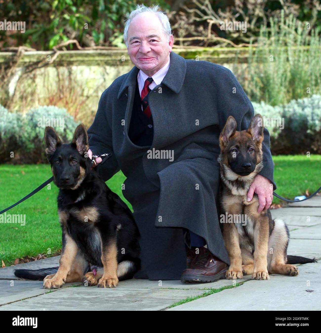 Colin Dexter, the creator of Inspector Morse, pictured with two Oxford ...