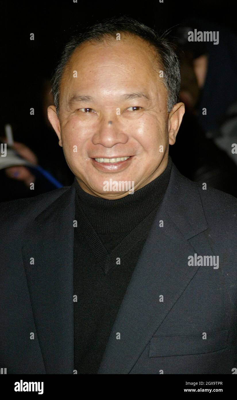 John Woo at the London screening of his thriller movie Paycheck. The ...