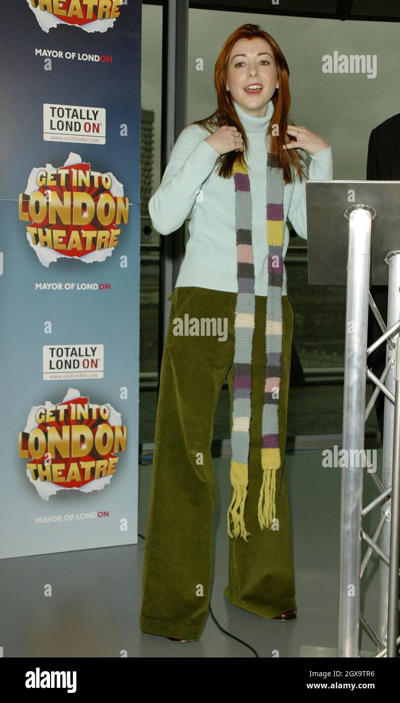 Alison Hannigan launches the third year of the popular 'Get Into London ...