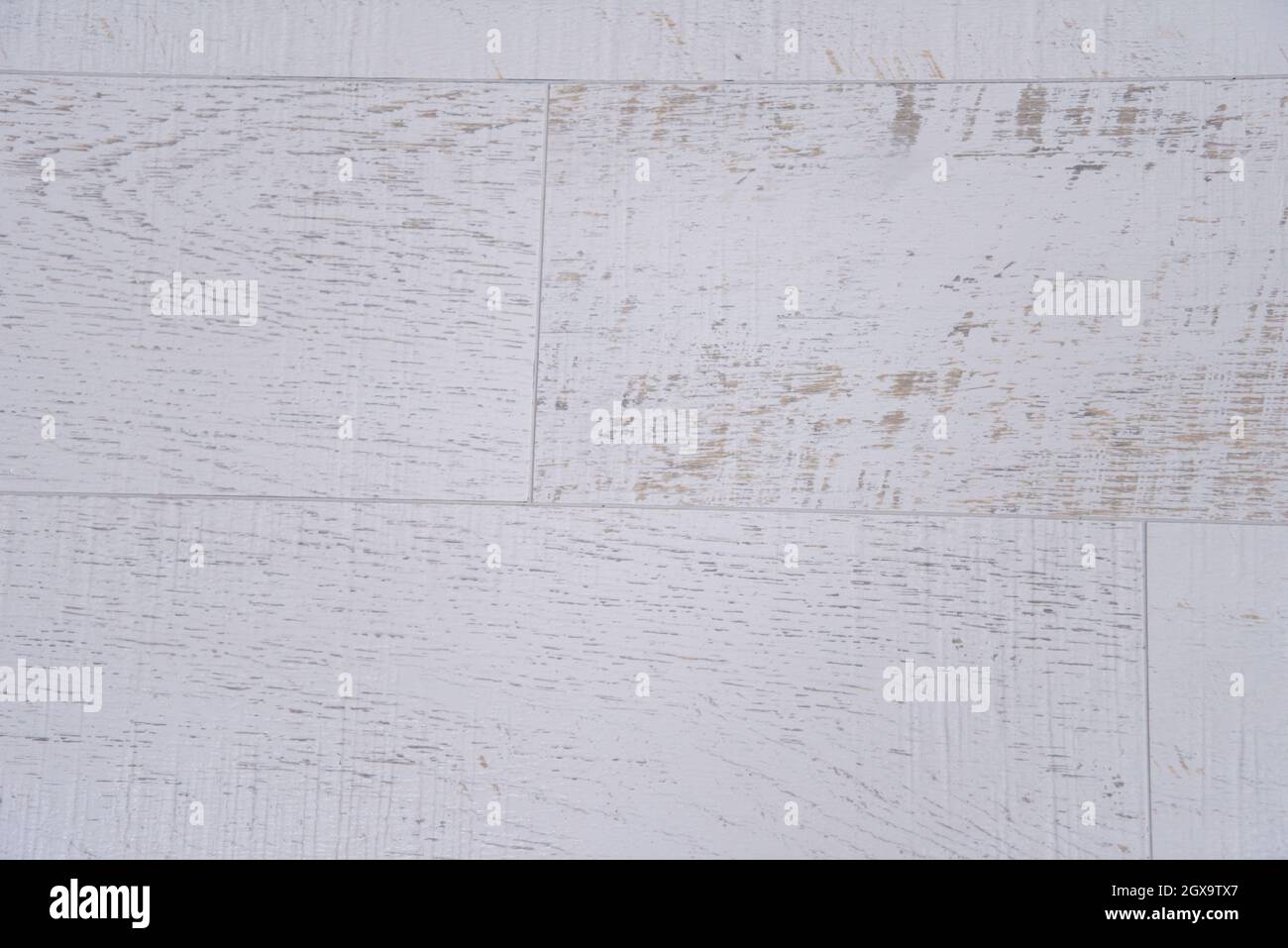 Ceramic wood effect tiles and tools for tiler on the floor unfinished ...