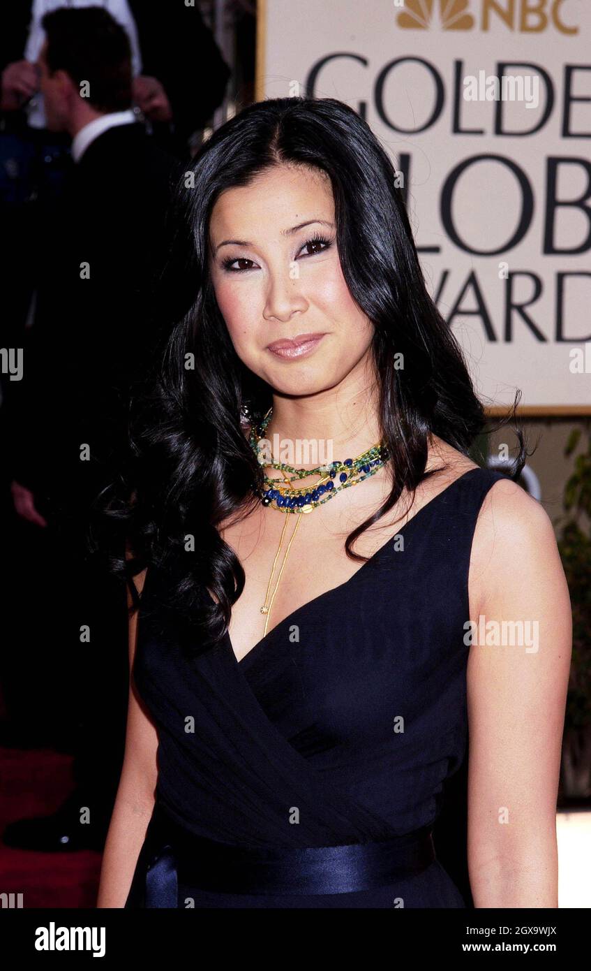 Lisa Ling at the Golden Globe Awards Stock Photo - Alamy