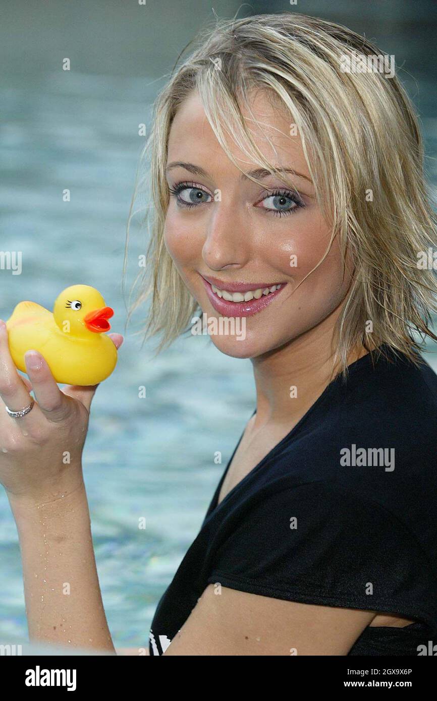 Ali Bastian at the Holly-Soaks! make a splash for butlins swimathon ...