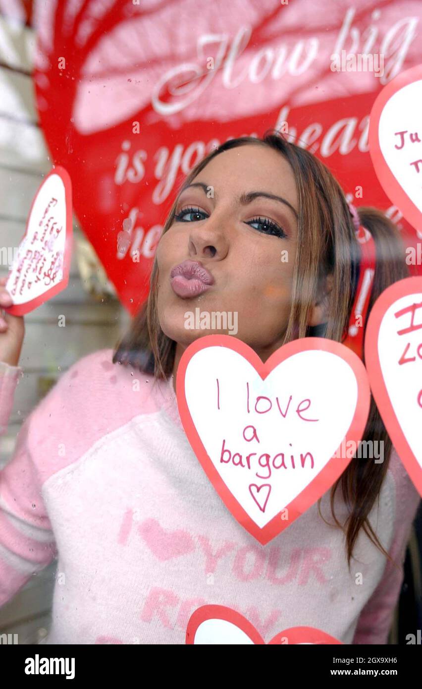 Jodie Marsh Essex Model Pictured Attending A Photocall To Help The 1061