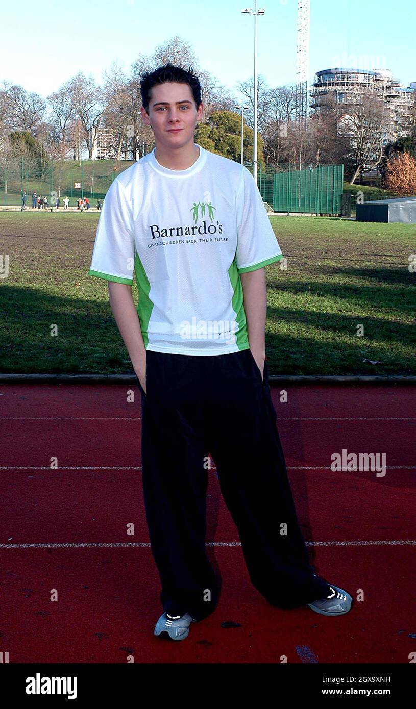 Christopher Parker at the London Marathon training session, Athletics ...