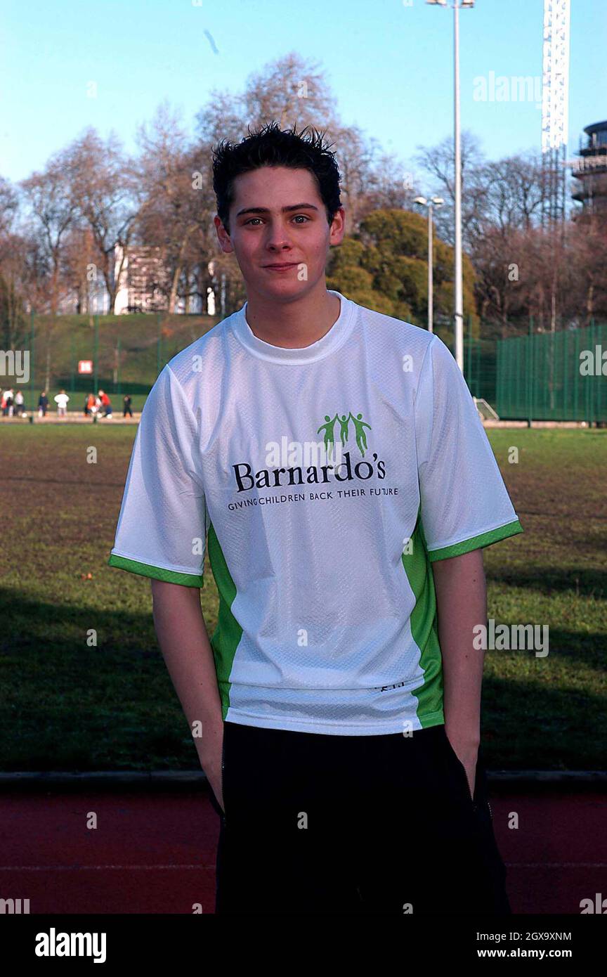 Christopher Parker at the London Marathon training session, Athletics ...