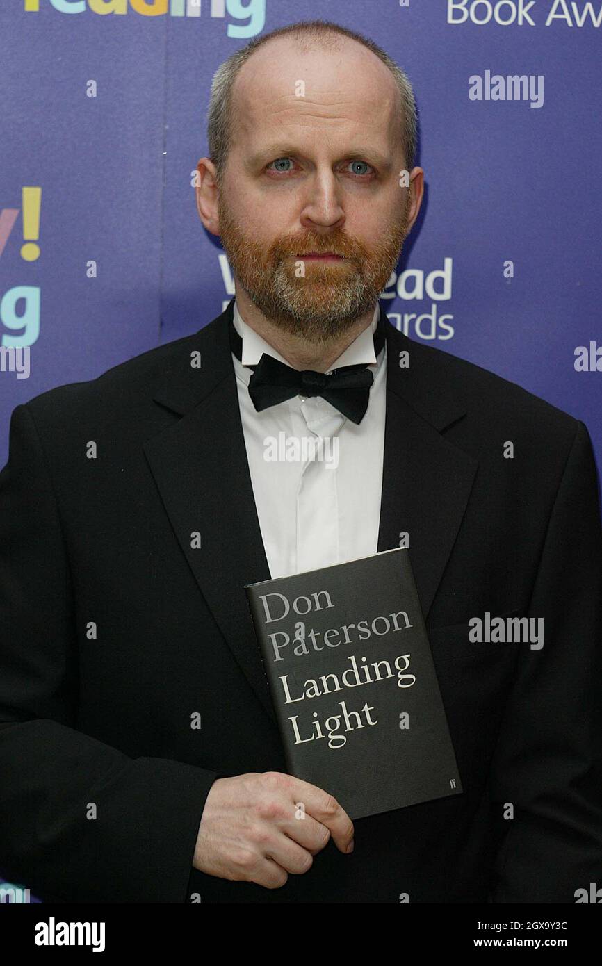 Don Paterson at the 2003 Whitbread Book Awards Winners in London Stock ...