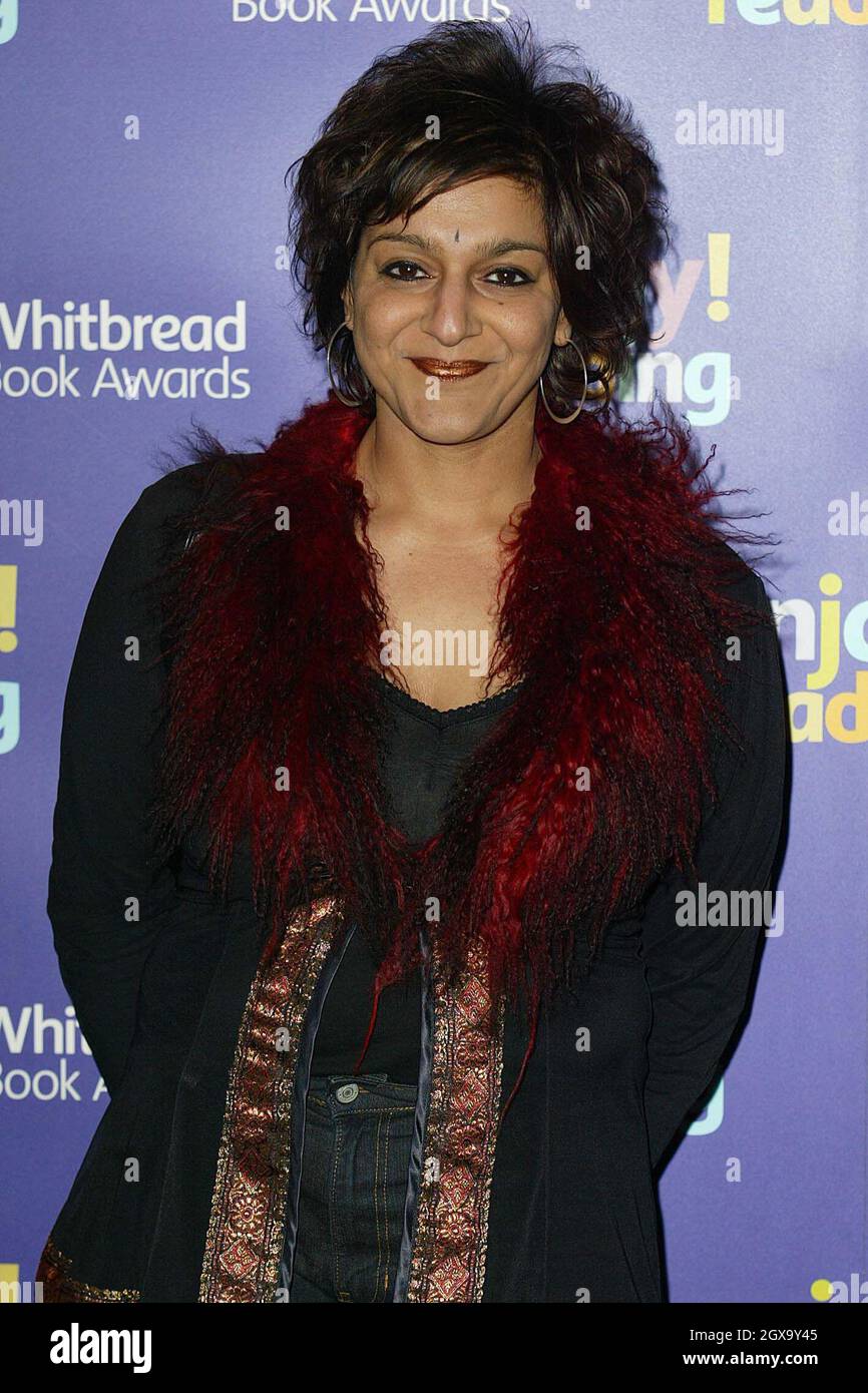 Meera Syal at the 2003 Whitbread Book Awards Winners in London Stock ...