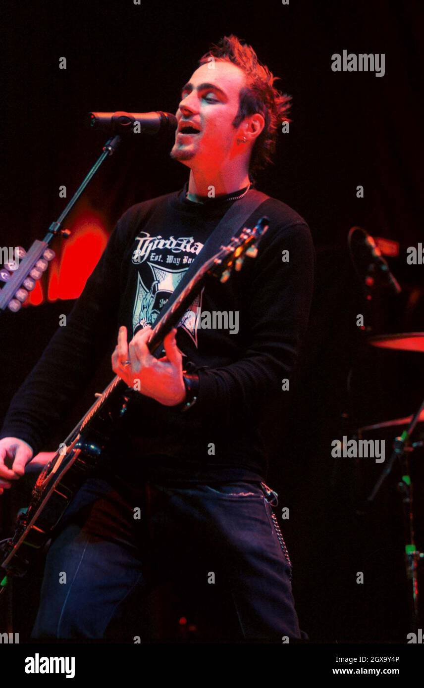 3 Days Grace perform at GM Place in Vancouver Stock Photo - Alamy