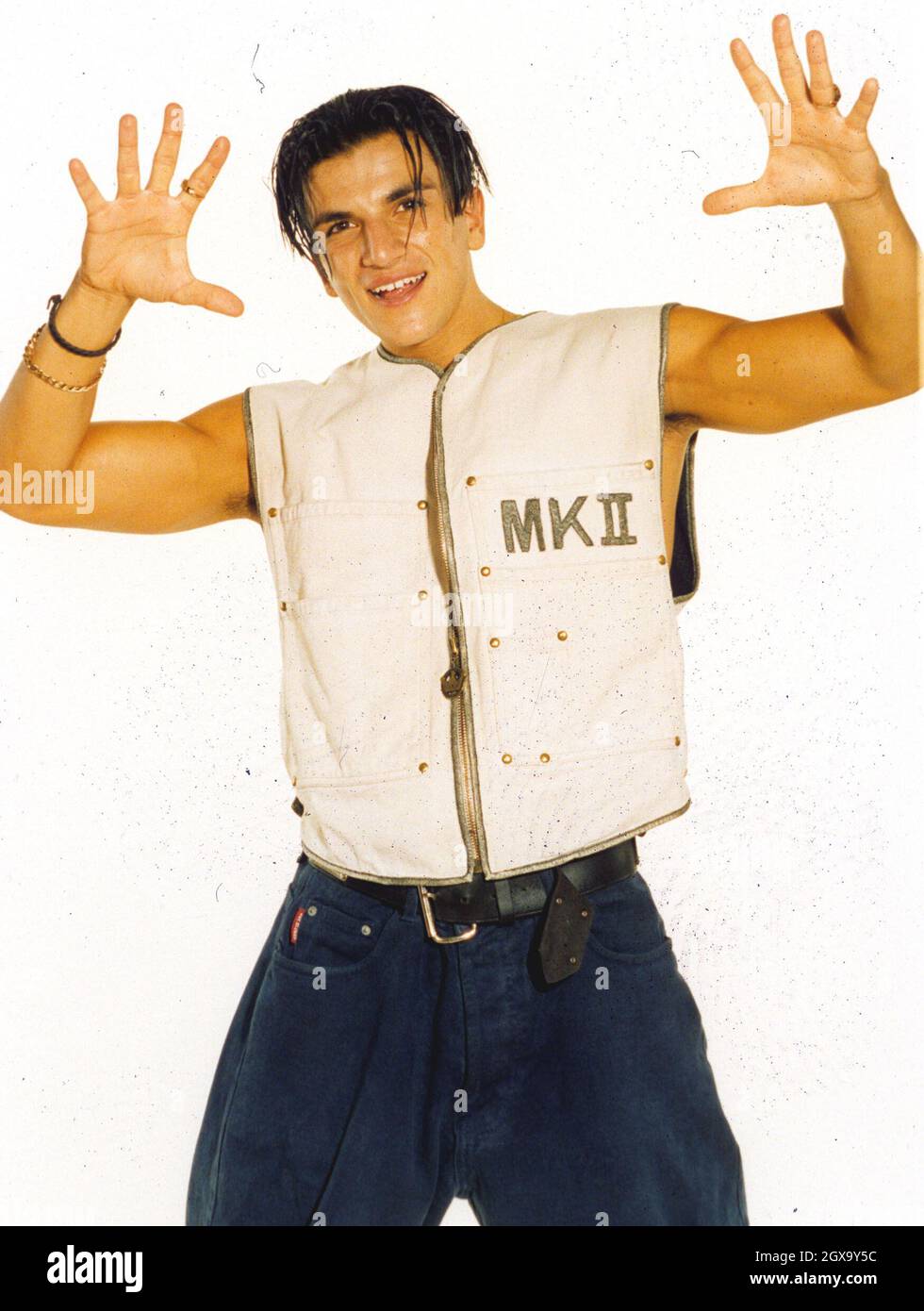 Peter Andre in the studio. London Stock Photo - Alamy