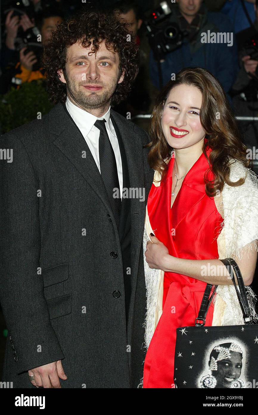 Michael Sheen and his wife at the Evening Standard Film Awards at the ...