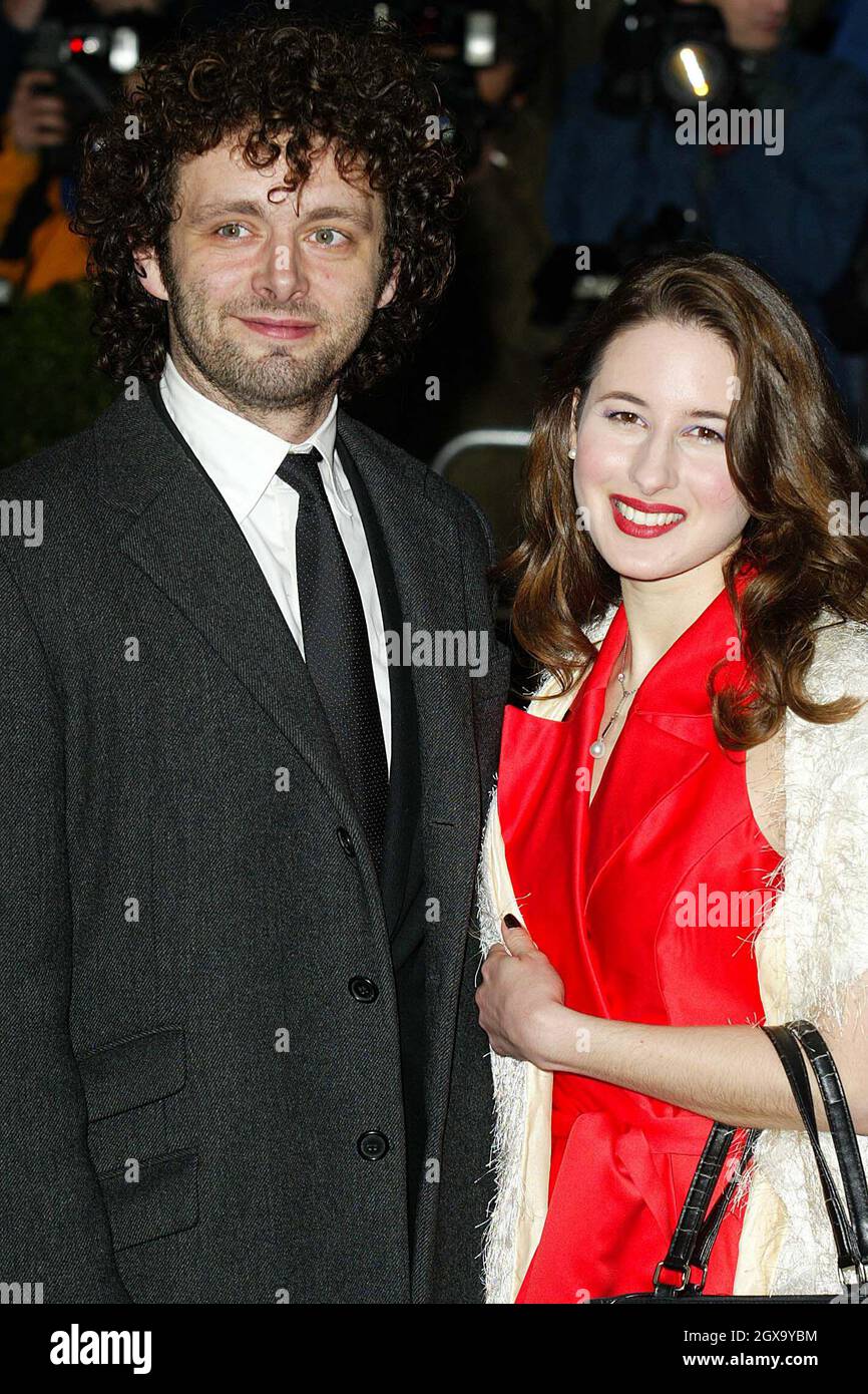 Michael Sheen and his wife at the Evening Standard Film Awards at the ...