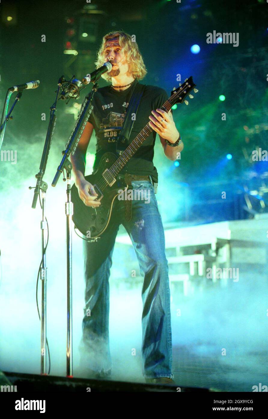 Nickelback perform their homecoming show at GM Place in Vancouver Stock ...